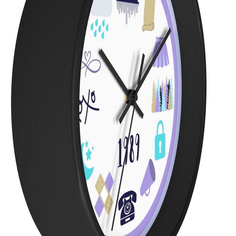 Taylor Swift 1989 Clock Clock Swiftie Clocks 12hr Home Decor Gift Wall ...