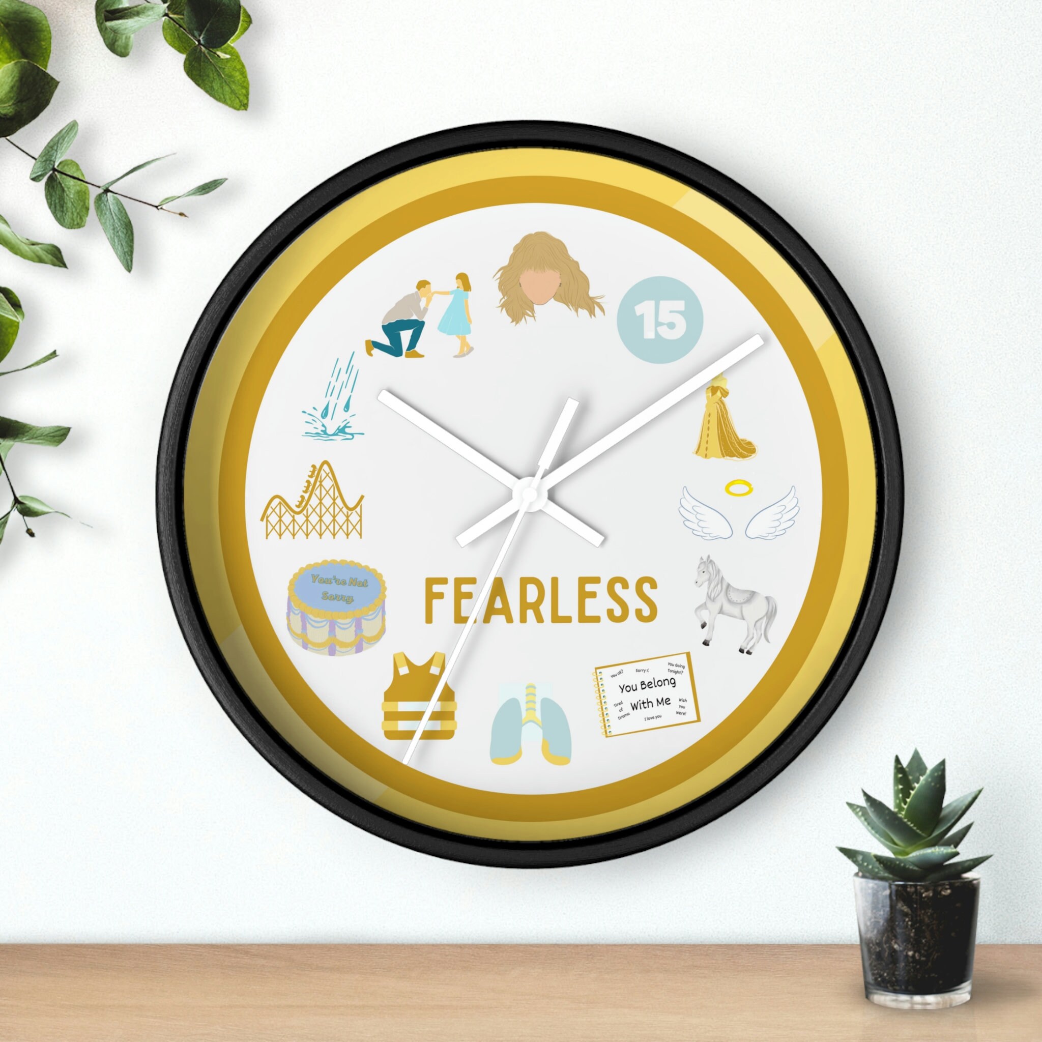Taylor Fearless Album Clock taylor version Clocks sold by Margarita ...