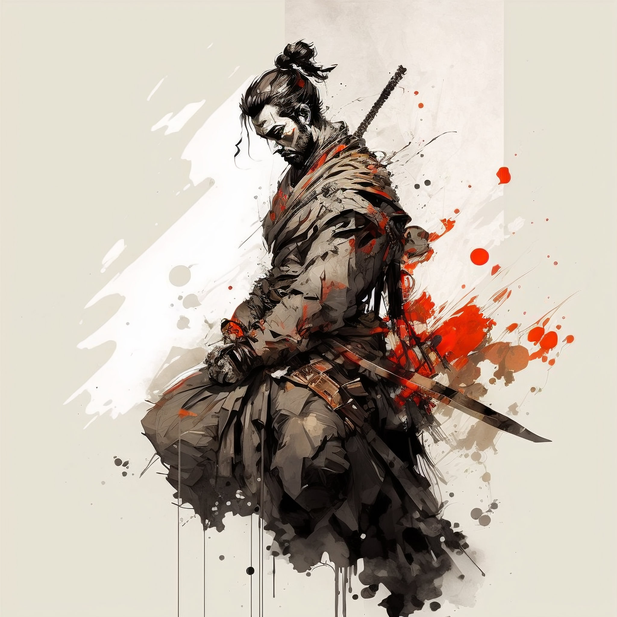 Cool Samurai Warrior Drawings