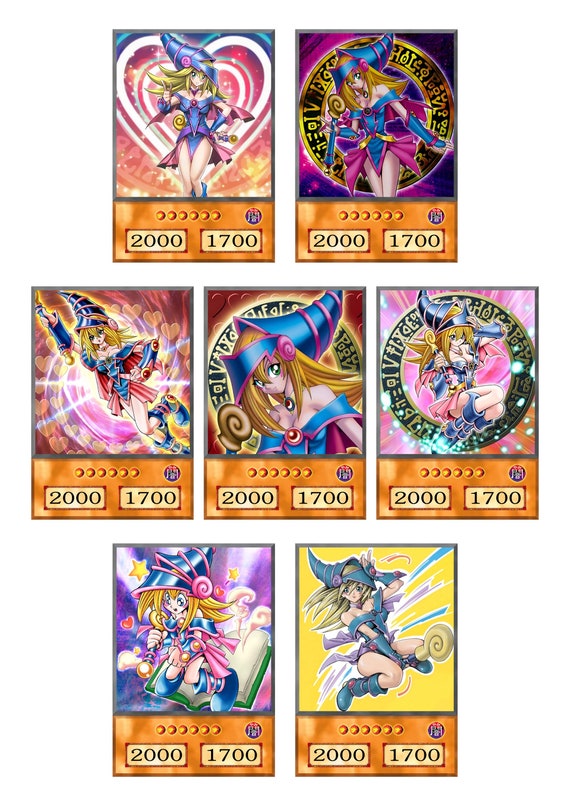 Yugioh Dark Magician Girl Card