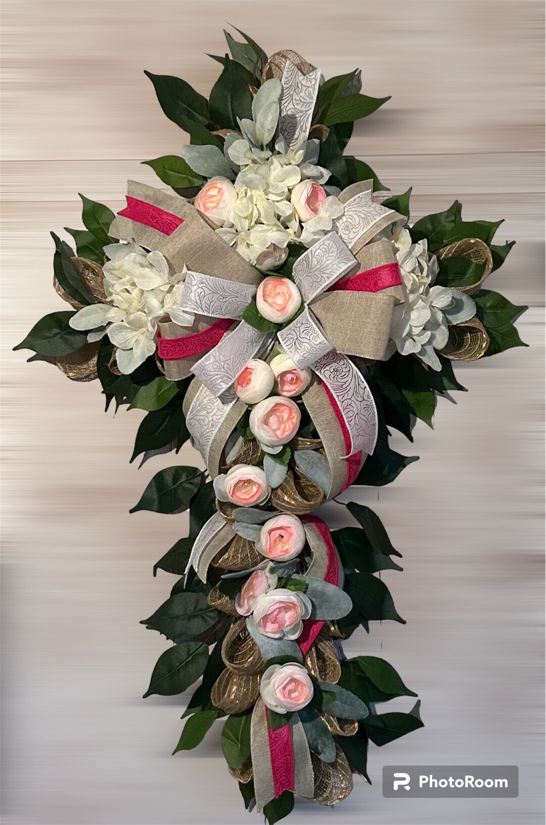 Large Spring Cross, Easter, Religious, Spring, Memorial, Wall Decor - Etsy