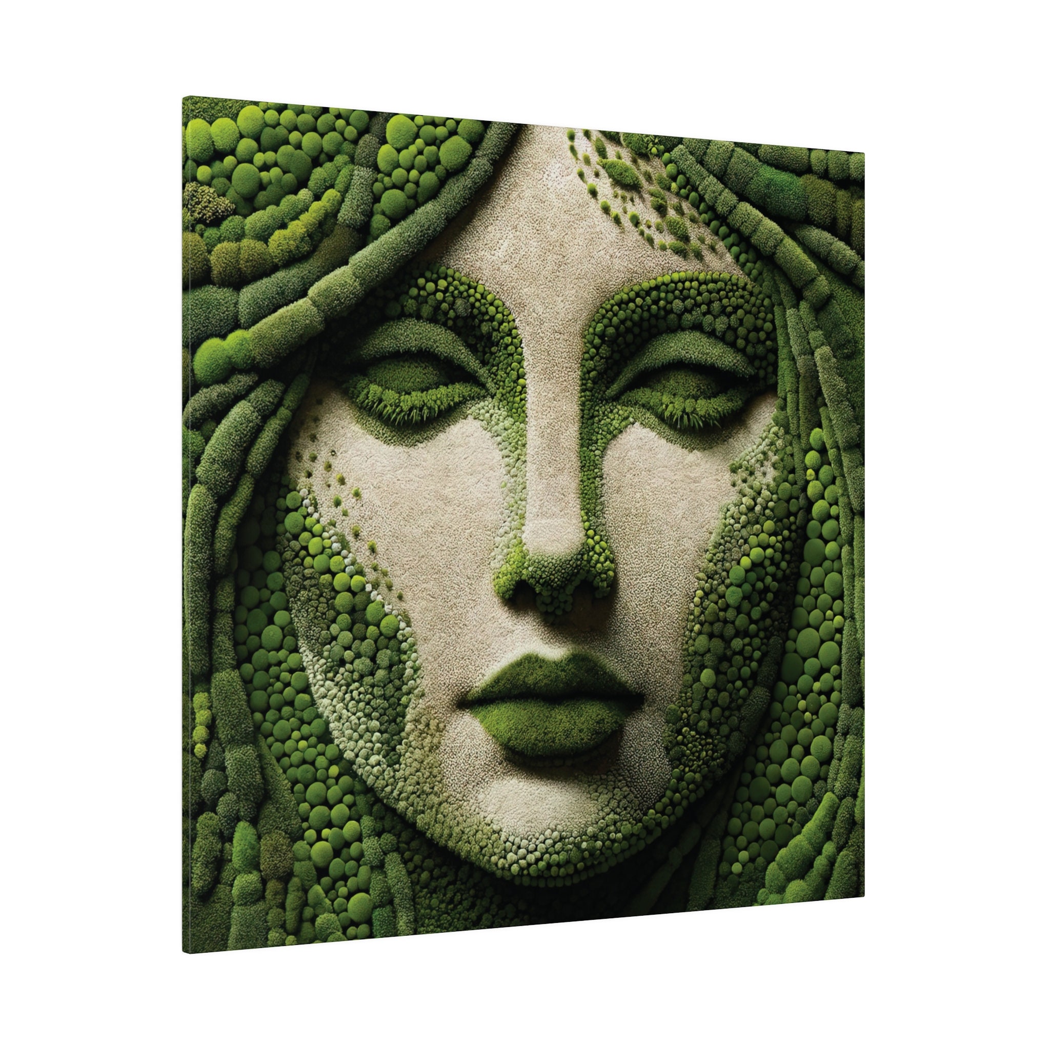 Verdant Serenity Moss Artwork | Tranquil Green Art | Artistic Moss ...