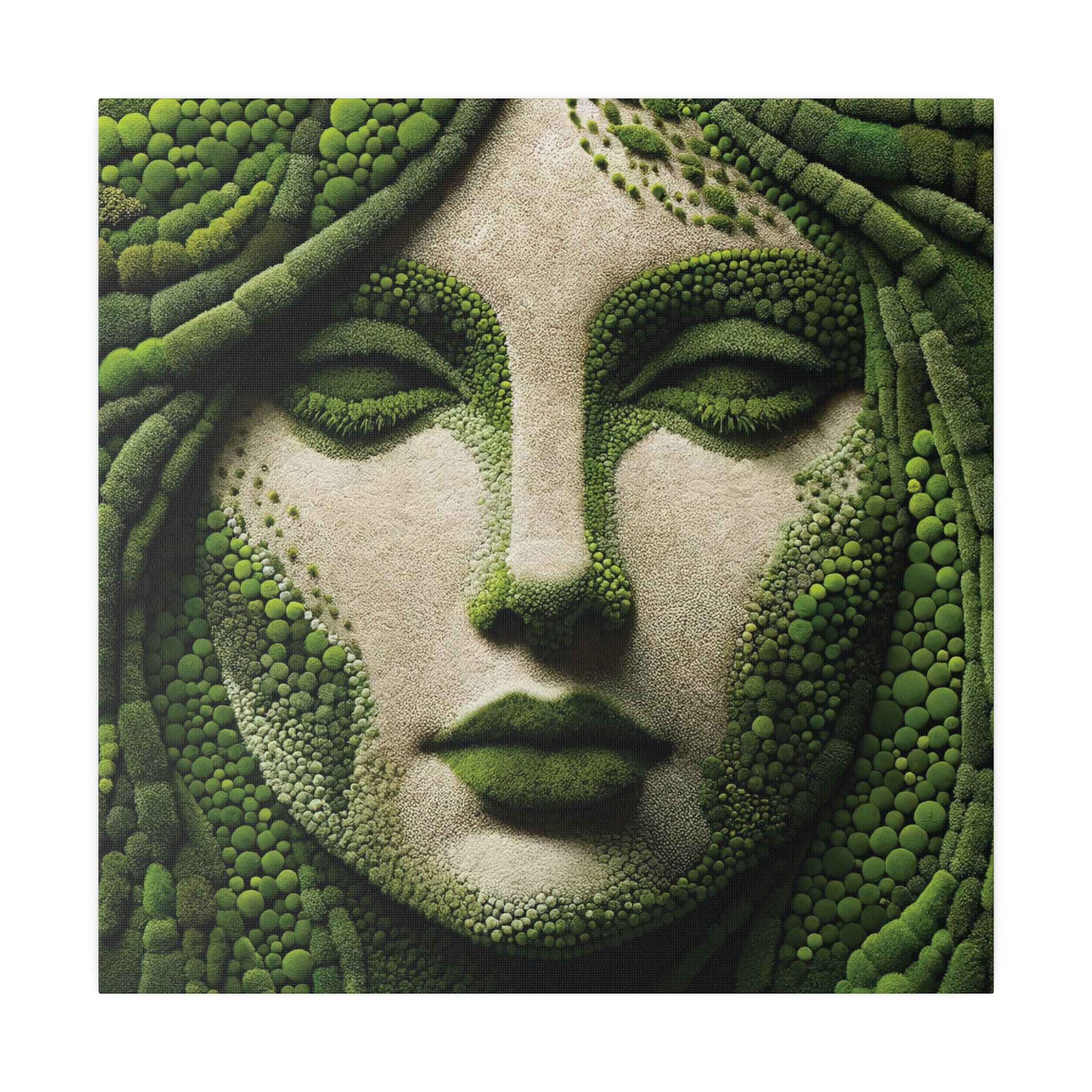 Verdant Serenity Moss Artwork | Tranquil Green Art | Artistic Moss ...