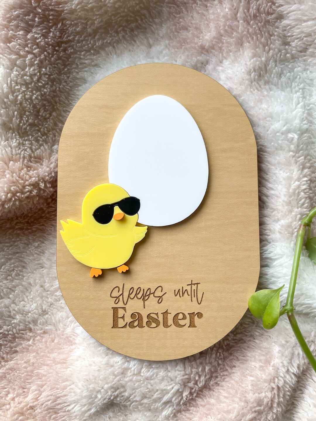 Easter Bunny Countdown Dry Erase Easter Magnet Countdown Sleeps Until ...
