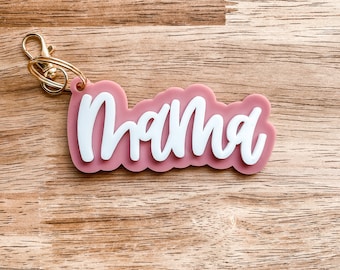 Mom Keychain Mothers Day Gift for Mom Mom Acrylic Keychain Personalized ...