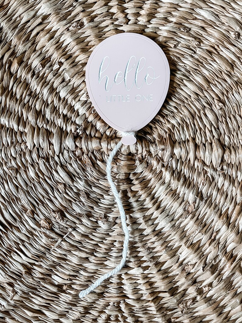 Balloon Acrylic Baby Milestone Markers - Etsy