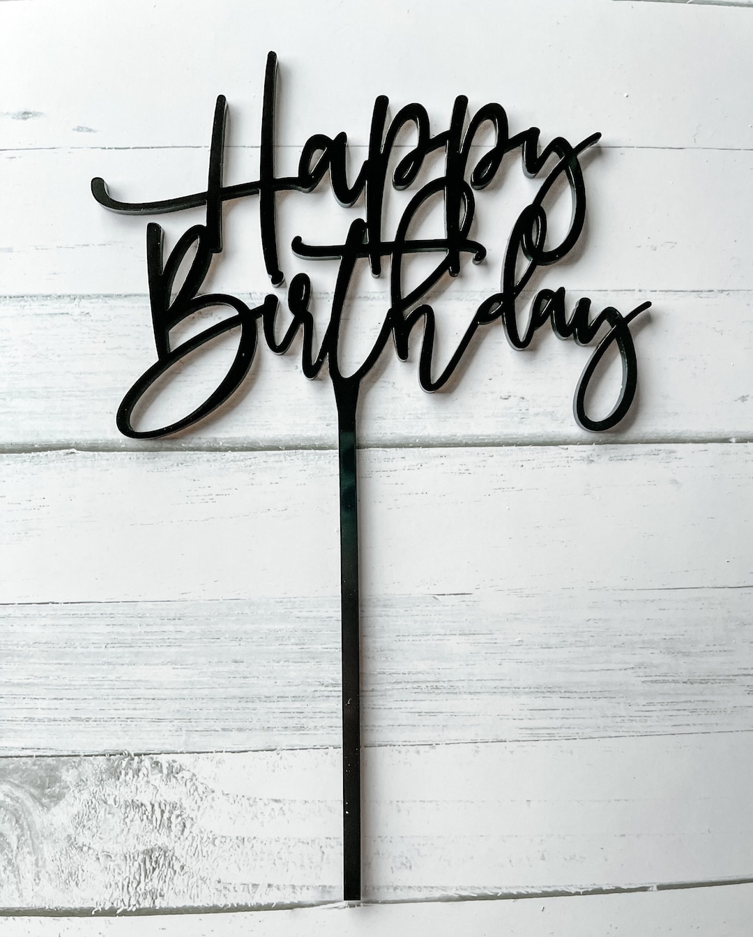 Happy Birthday Cake Topper, Cake Topper, Happy Birthday, Birthday Decor ...