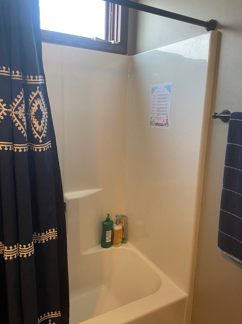 HOW TO: Shower Steps for Kids, Printable, ADHD, Bath Time - Etsy