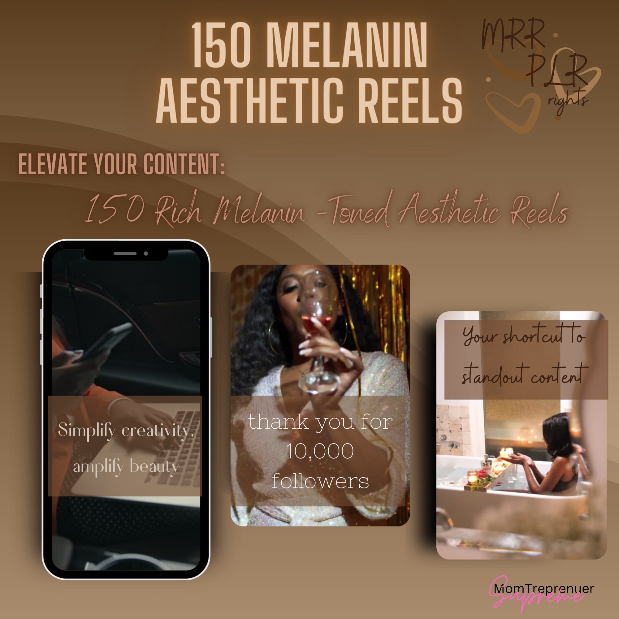 150 Melanin Aesthetic Reels - Etsy