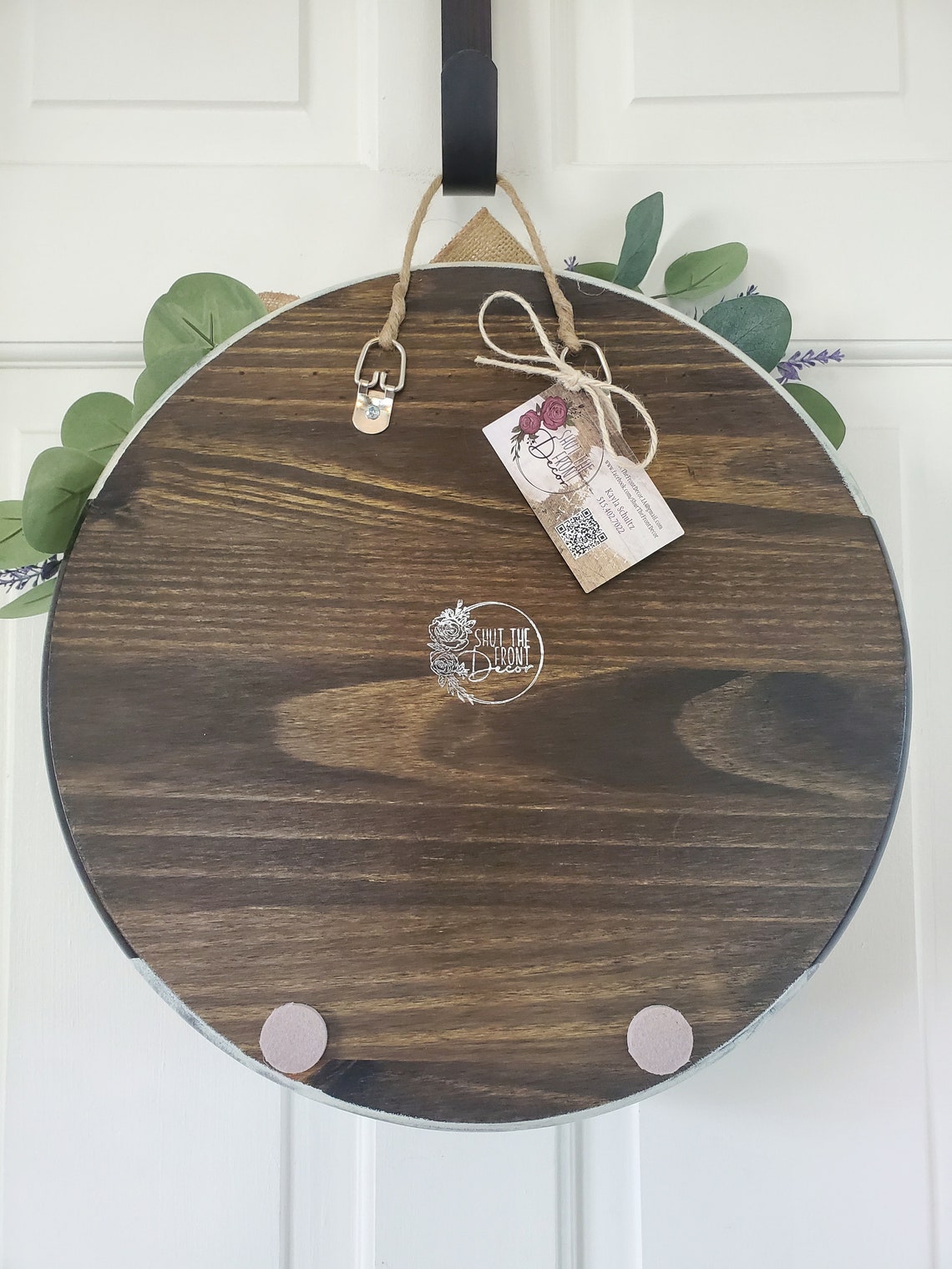 Rustic Welcome Sign / Front Door Hanger - Etsy