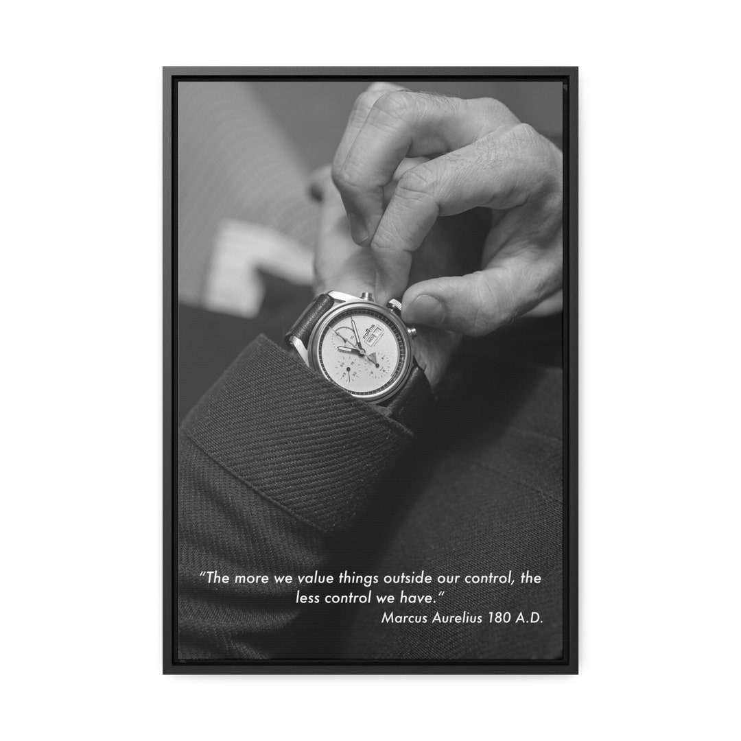 Canvas, Marcus Aurelius Quote on Control - Etsy