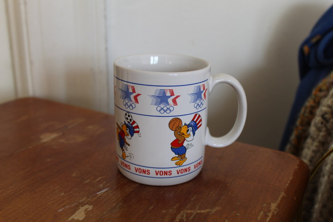 Vintage LA 1980 Olympics Sam the Eagle Vons Mug - Etsy