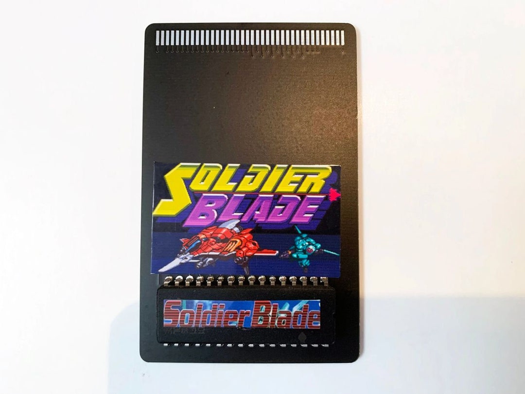 Soldier Blade NEC Turbo Grafx 16 Repro Home Brew Hucard Turbografx ...
