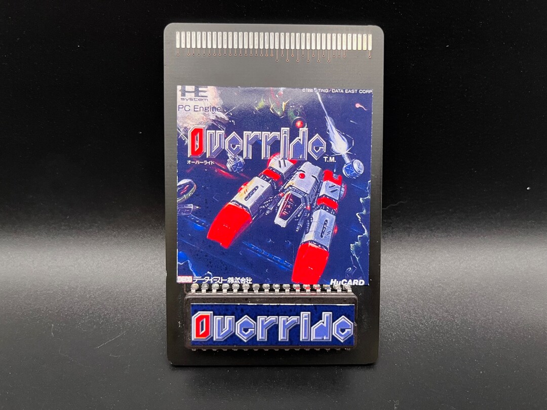 Override SHMUP Turbo Grafx 16 Hucard Turbografx16 TG16 NEC Rtype - Not ...