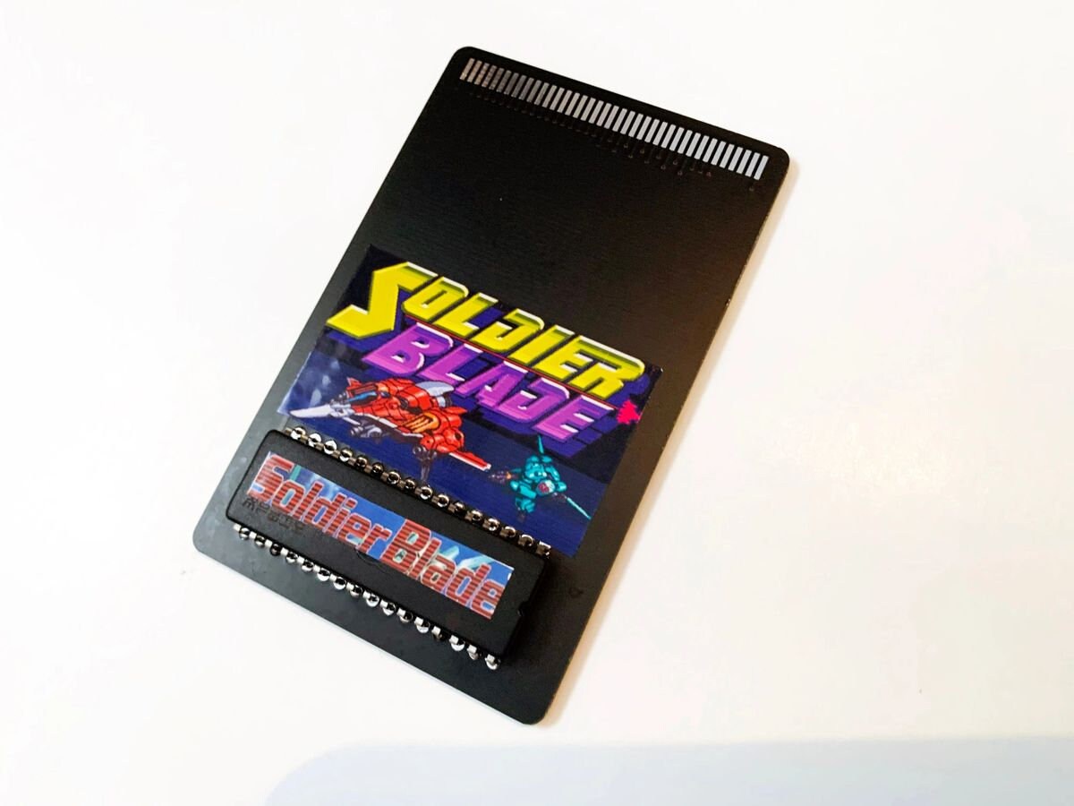 Soldier Blade NEC Turbo Grafx 16 Repro Home Brew Hucard Turbografx ...
