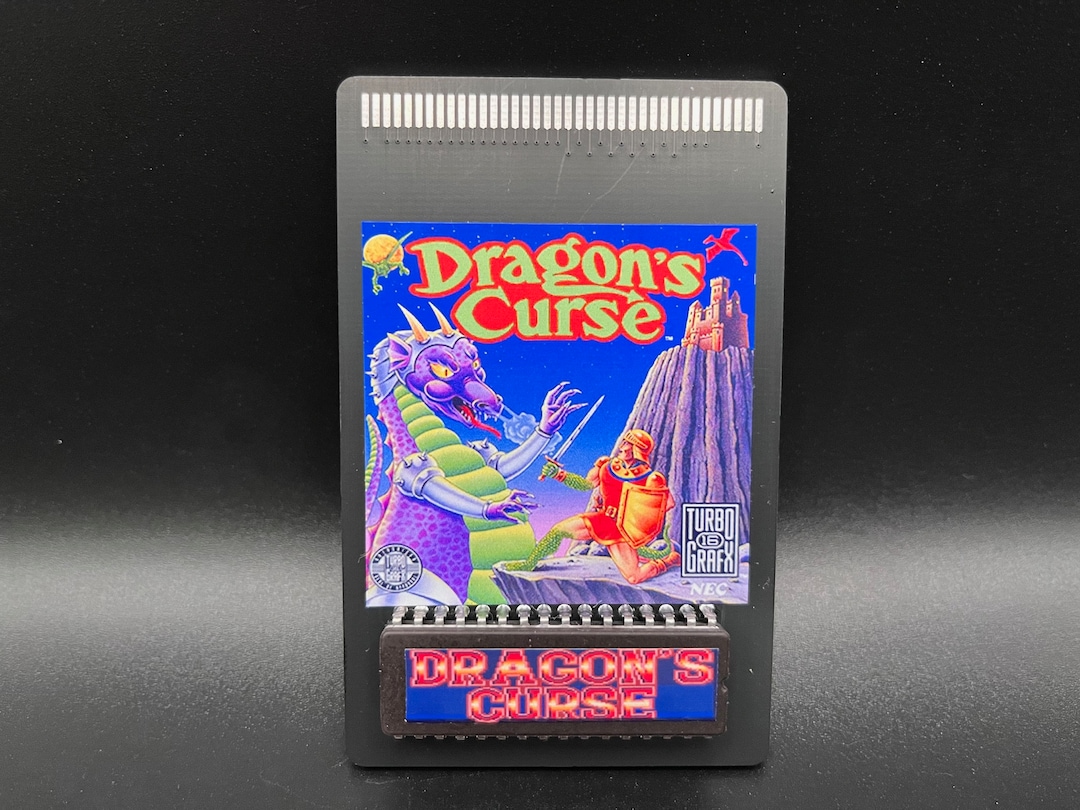 Dragons Curse Turbo Grafx 16 Hucard Turbografx16 TG16 NEC - Not ...