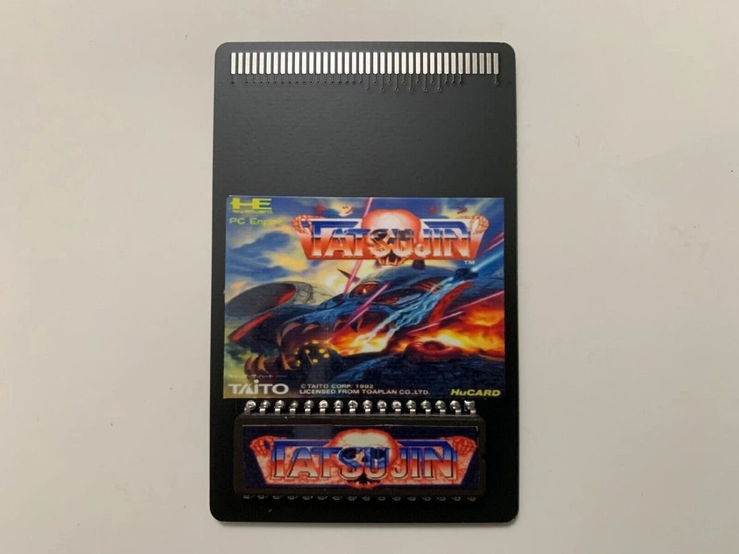 Tatsujin SHMUP Turbo Grafx 16 Hucard Turbografx16 TG16 NEC Truxton ...
