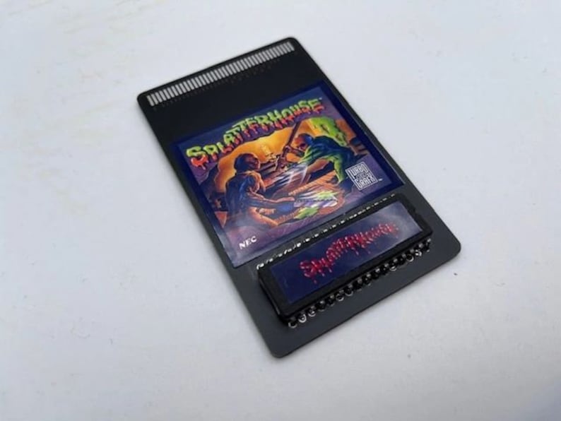 Splatterhouse Turbo Grafx 16 Repro Home Brew Hucard Turbografx16 TG16 ...