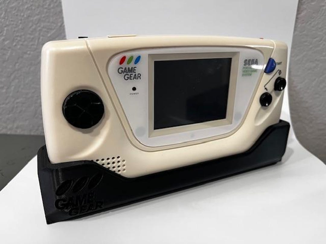 Sega Game Gear Display Stand Gamegear - Black - Etsy
