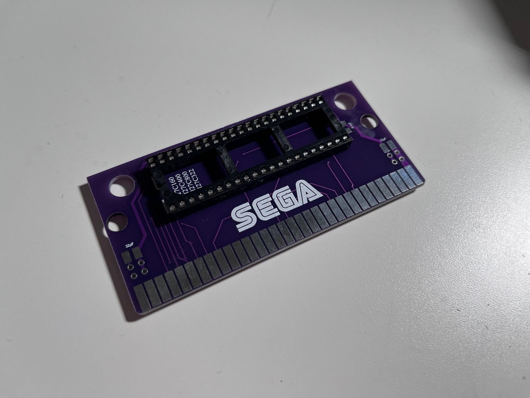 Test Cart PCB for Sega Genesis / Mega Drive W/ 42 Pin EPROM Socket ...
