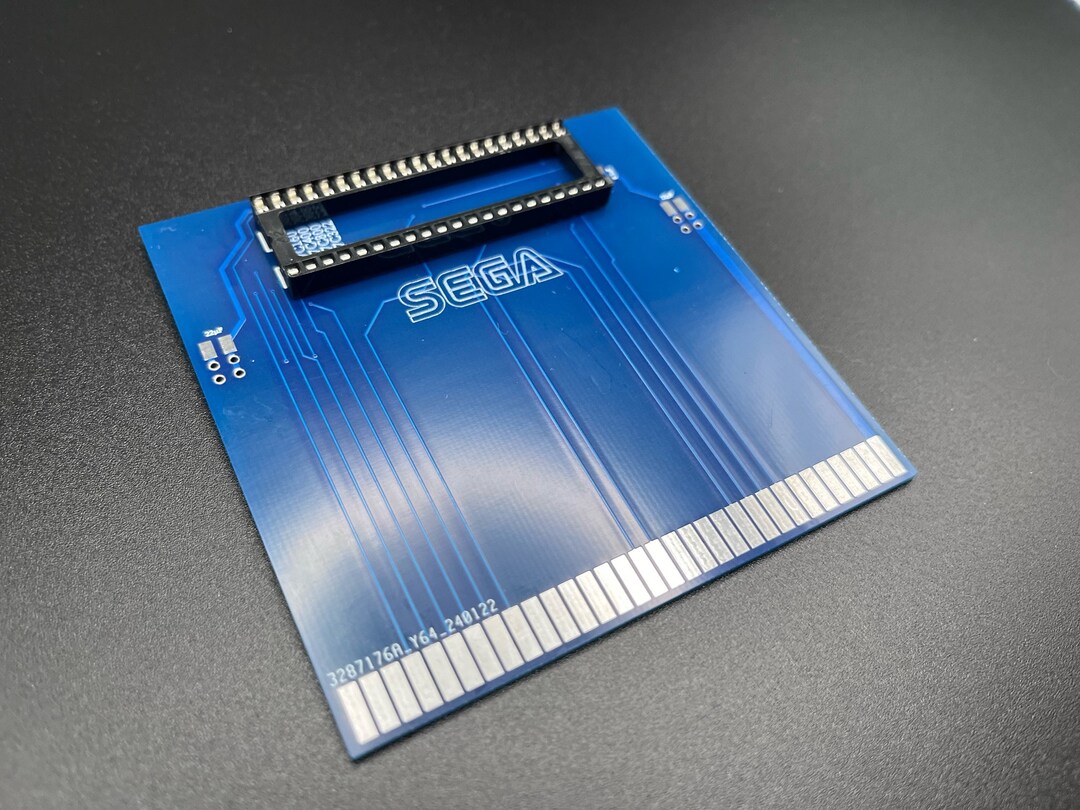 Test Cart PCB for Sega Genesis / Mega Drive W/ 42 Pin EPROM Socket ...
