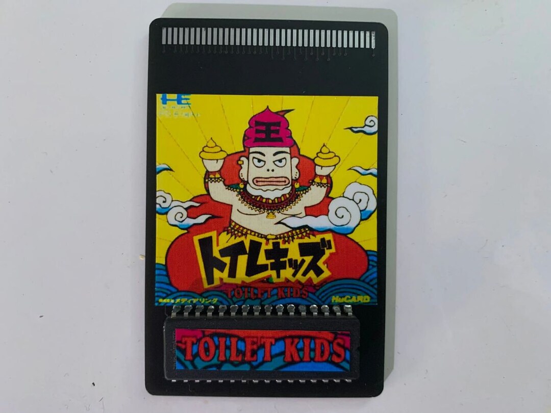 Toilet Kids Turbografx-16 Repro Hucard TG16 Turbo Grafx 16 SHMUP - Not ...
