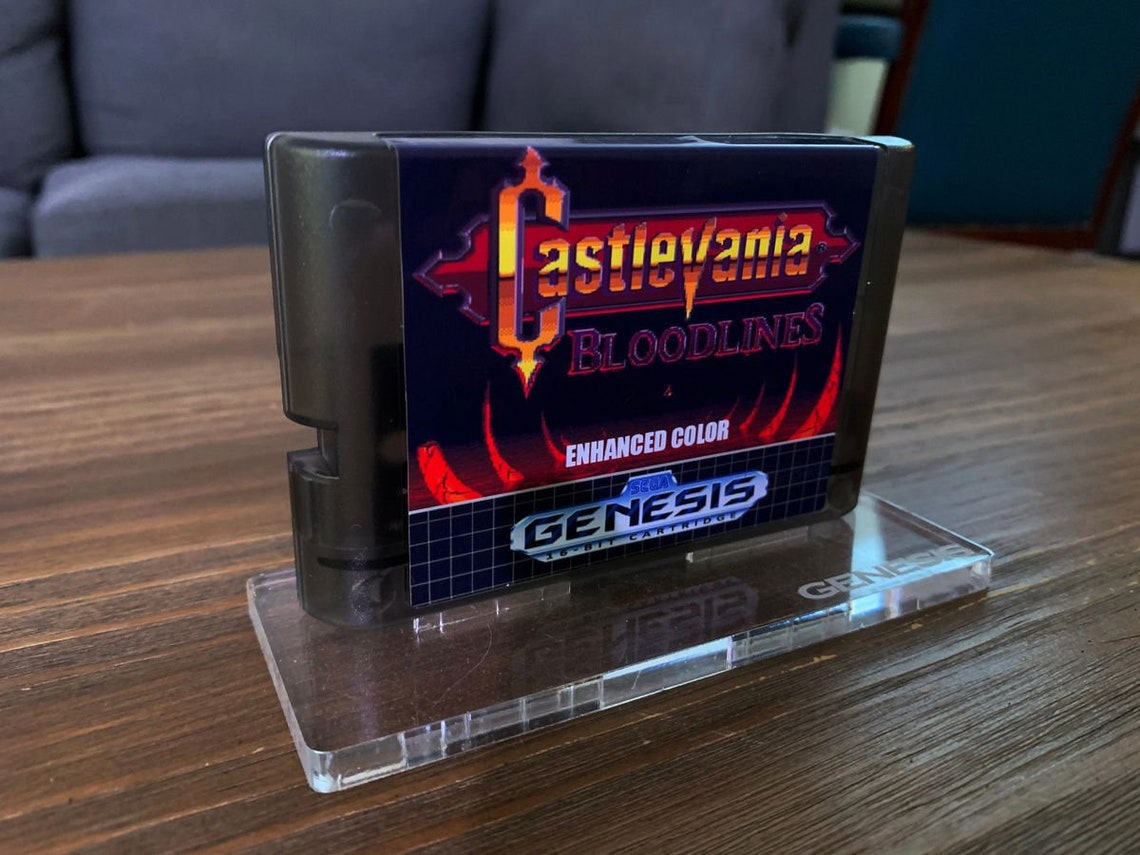 Castlevania Bloodlines enhanced Edition Repro Sega Genesis Mega Drive ...
