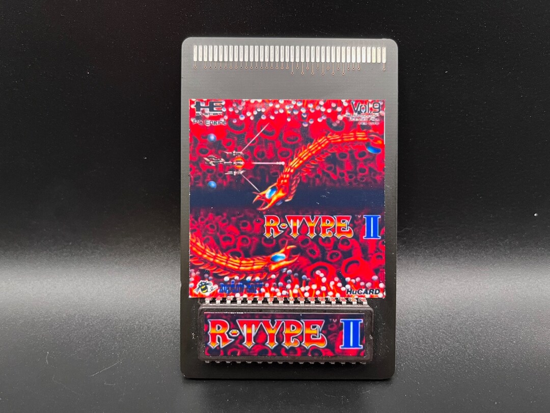 R-type Part 2 SHMUP Turbo Grafx 16 Hucard Turbografx16 TG16 NEC Rtype ...