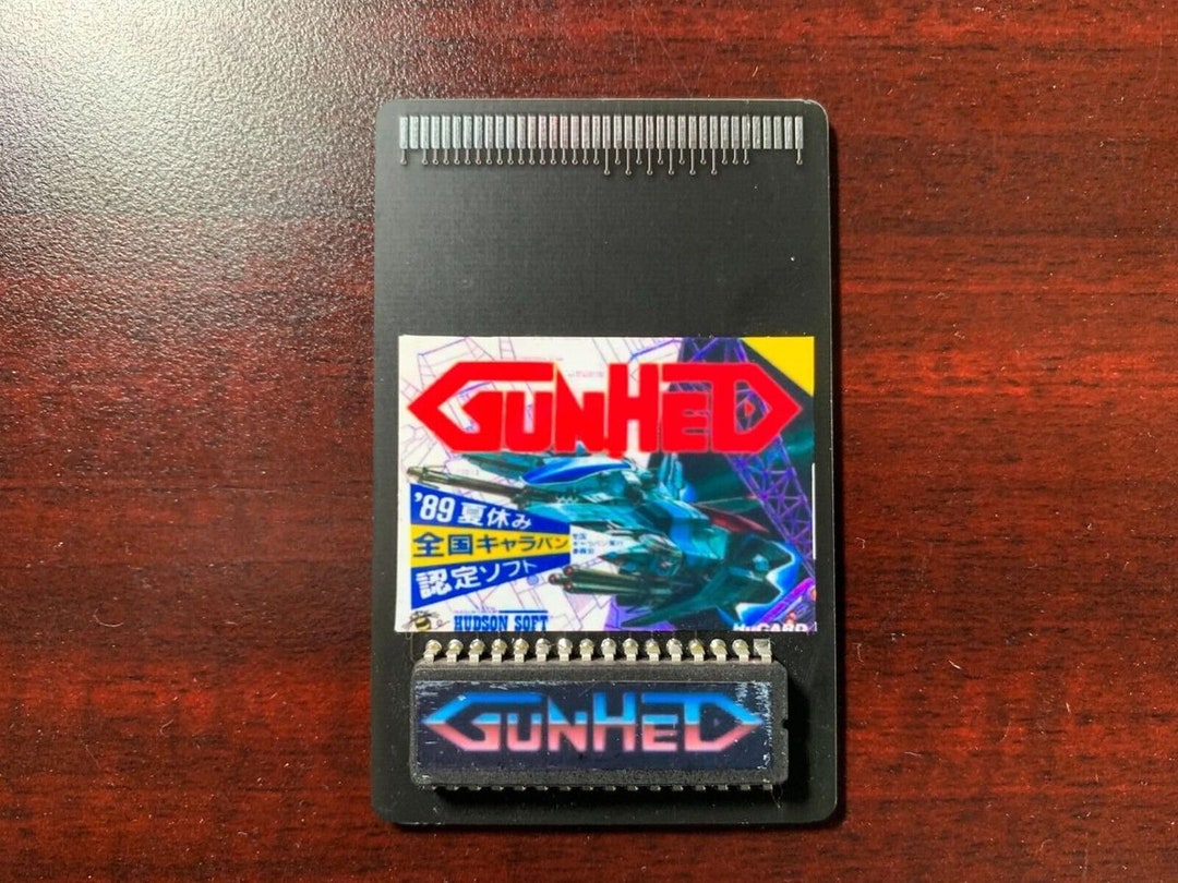 Gunhed SHMUP Turbo Grafx 16 Hucard Turbografx16 TG16 NEC - Not for ...