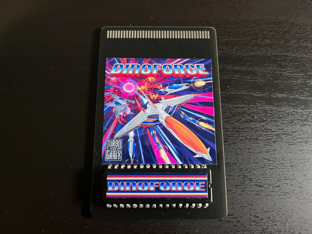 Dinoforce Turbo Grafx 16 Repro Home Brew Hucard Turbografx16 TG16 NEC ...
