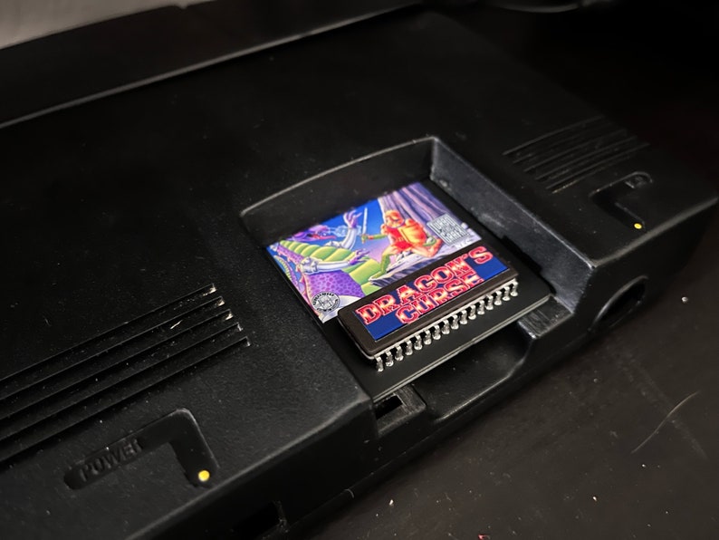 Dragons Curse With Display Stand Turbo Grafx 16 Hucard Turbografx16 ...