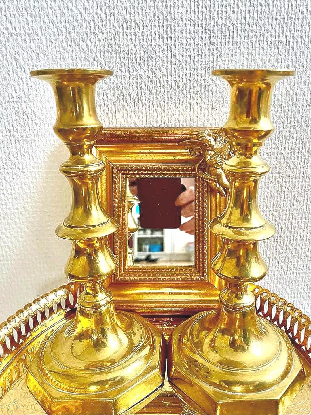 Altar Candlesticks 18th Century 2 Pieces L 21 Cm W 10 Cm Used Antique ...