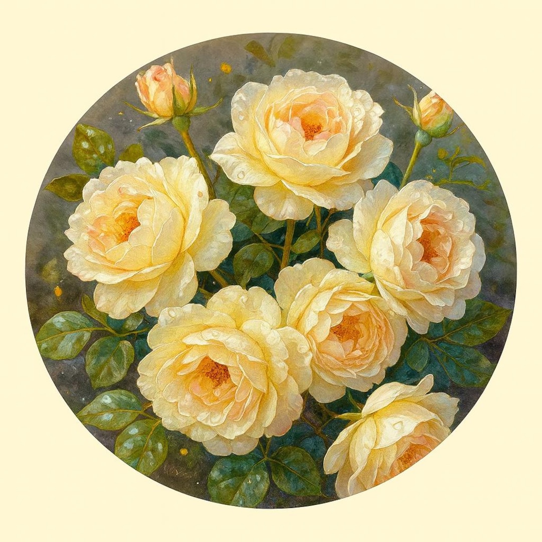 Beige Rose Card Set – 5 Printable Floral Greeting Cards – Instant ...