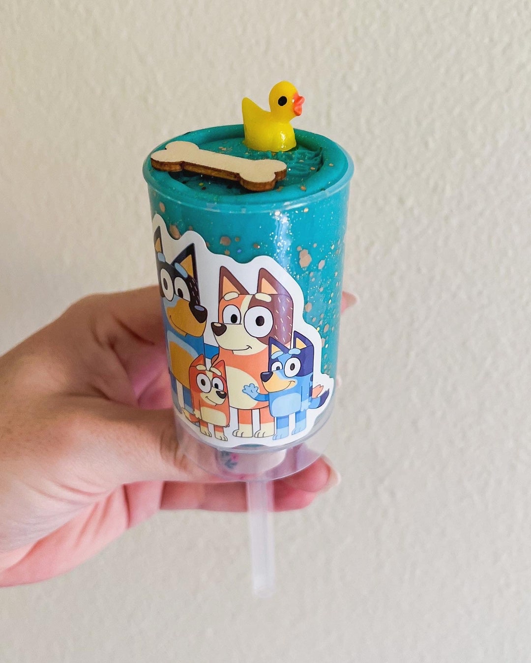 BLUEY PUSH POP // Sensory Play Dough Push Pop // Non Toxic - Etsy