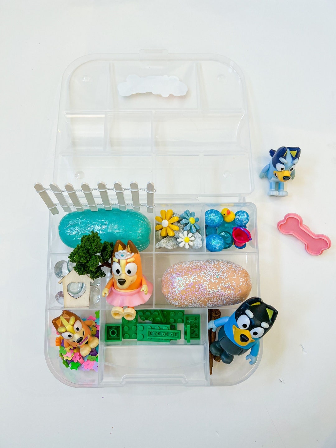 BLUEY KIT // Sensory Play Dough Kit // Non Toxic All Natural - Etsy