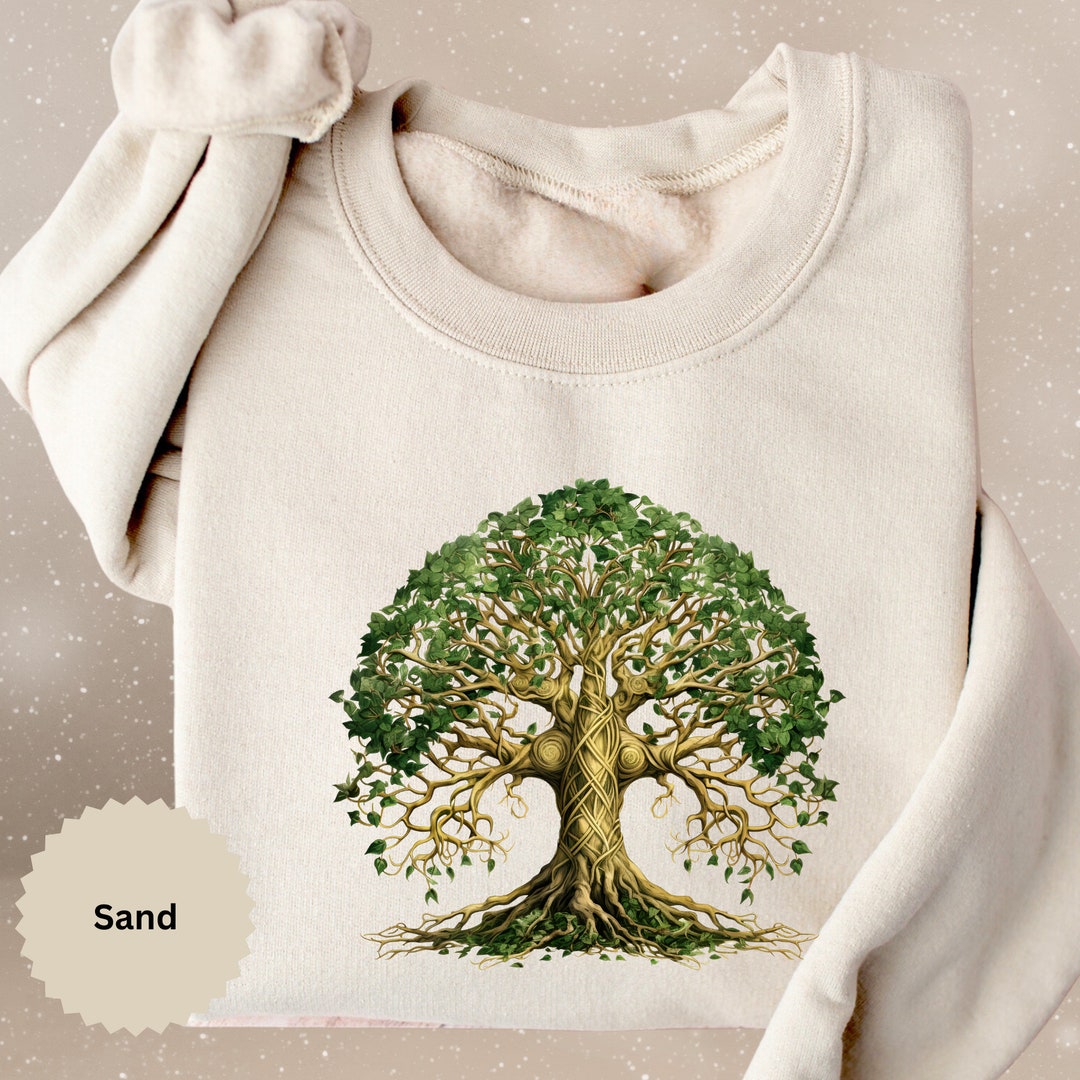 Celtic Tree of Life Sweatshirt, St Patricks Day Tree Hoodie, Womens ...