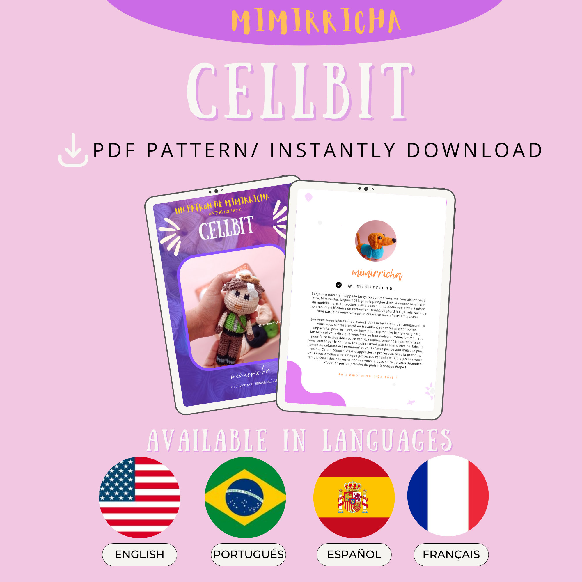 Cellbit Amigurumi Pattern Pdf - Etsy