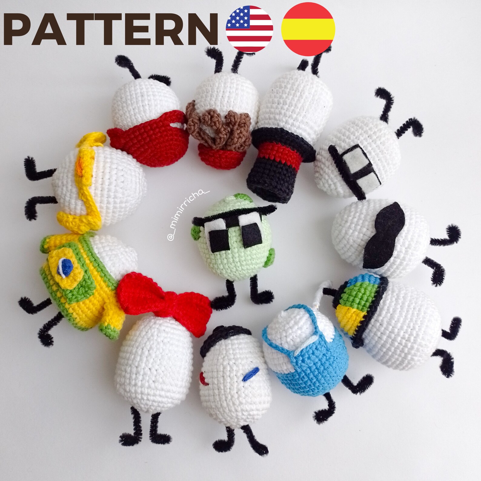 Eggs Qsmp Crochet Pattern - Etsy Australia