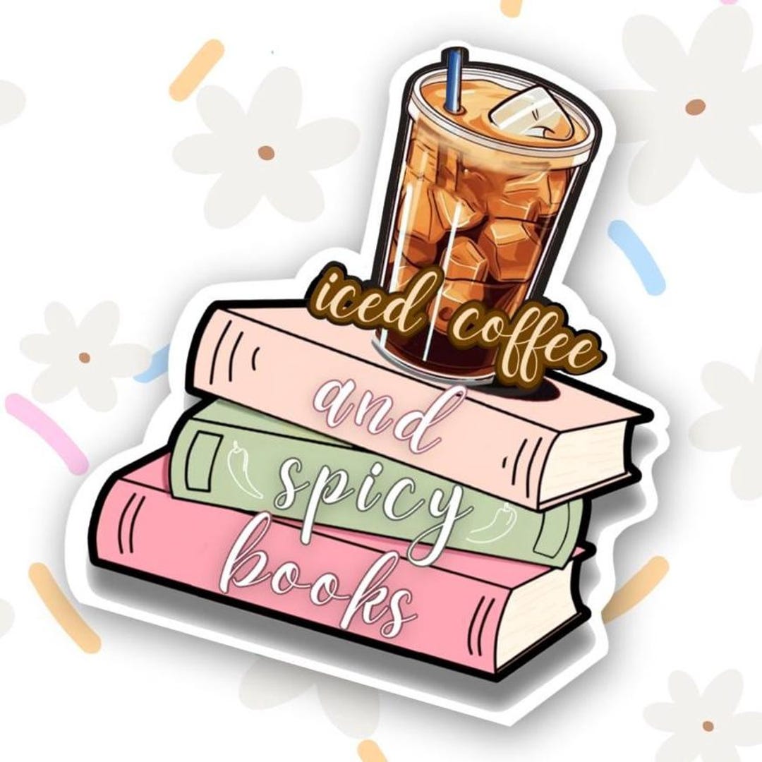 Fancy Diet Coke and Spicy Books, Sticker, Literary Sticker, Laptop ...