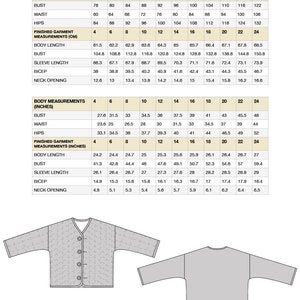 Sage Jacket PDF Sewing Pattern sizes 4-24, Quilted Jacket Sewing ...