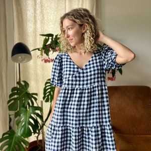 Frankie Dress PDF Sewing Pattern - Size 4-24 AU. Buffet Mini Dress for ...