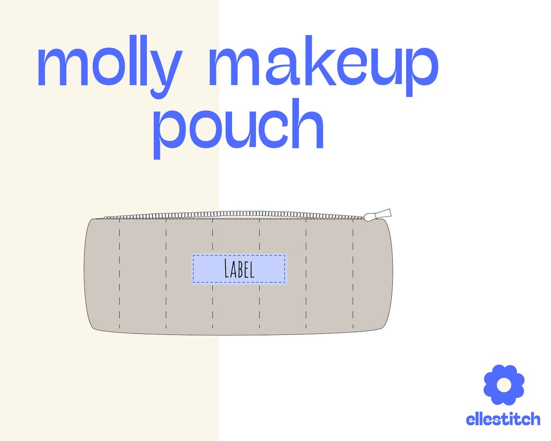 Molly Makeup Pouch PDF Sewing Pattern for Beginner Sewists. - Etsy