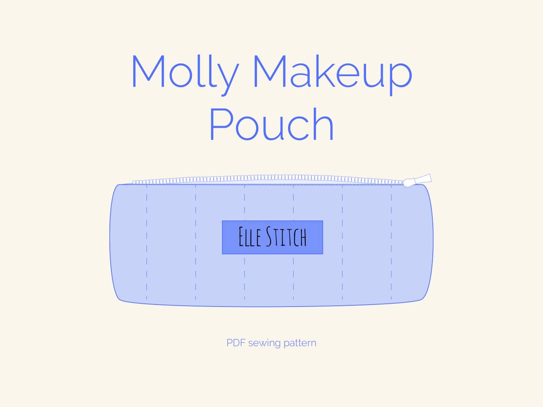 Molly Makeup Pouch - PDF Sewing Pattern for Beginner Sewists. - Etsy