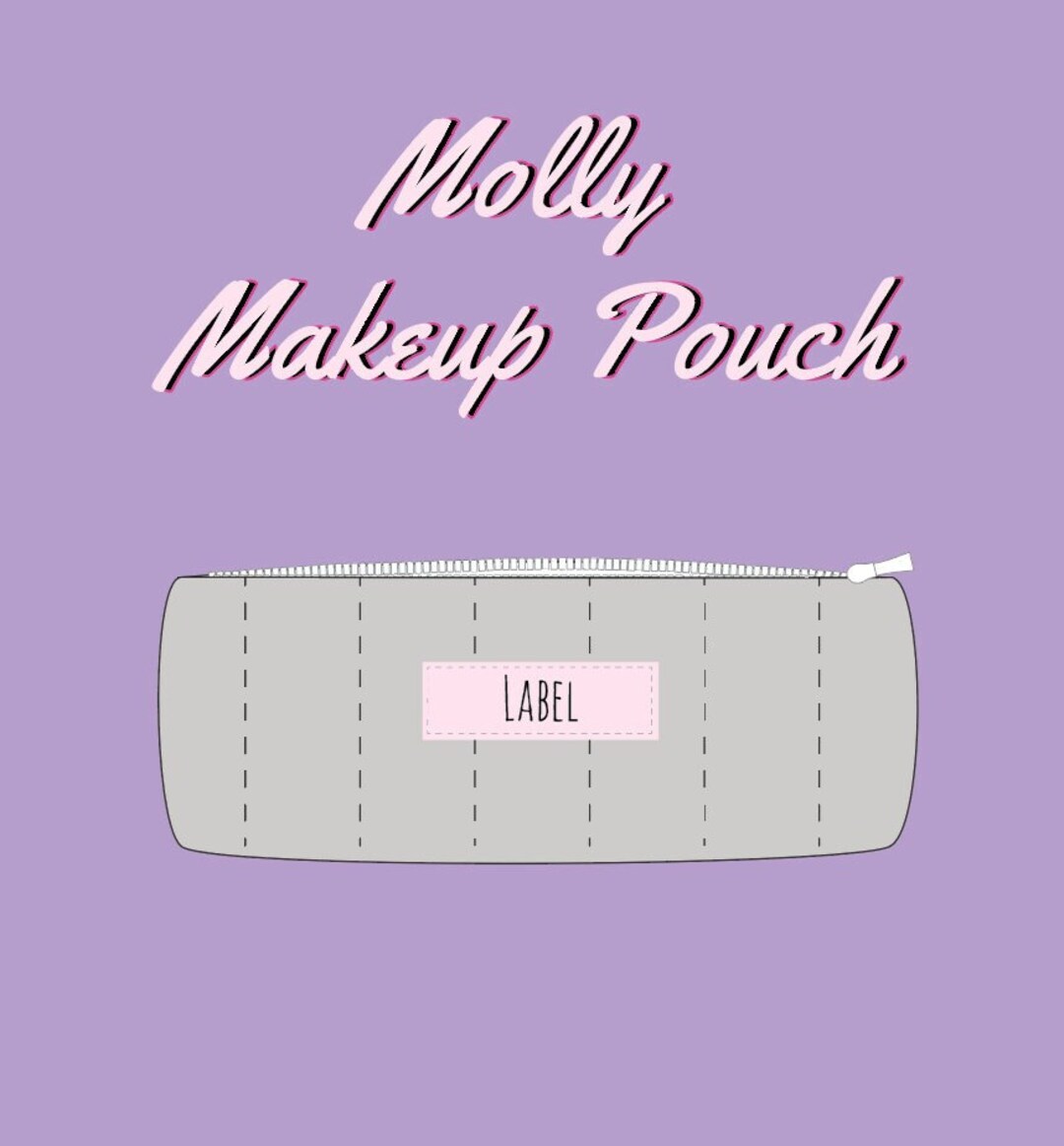 Molly Makeup Pouch PDF Sewing Pattern for Beginner Sewists. - Etsy