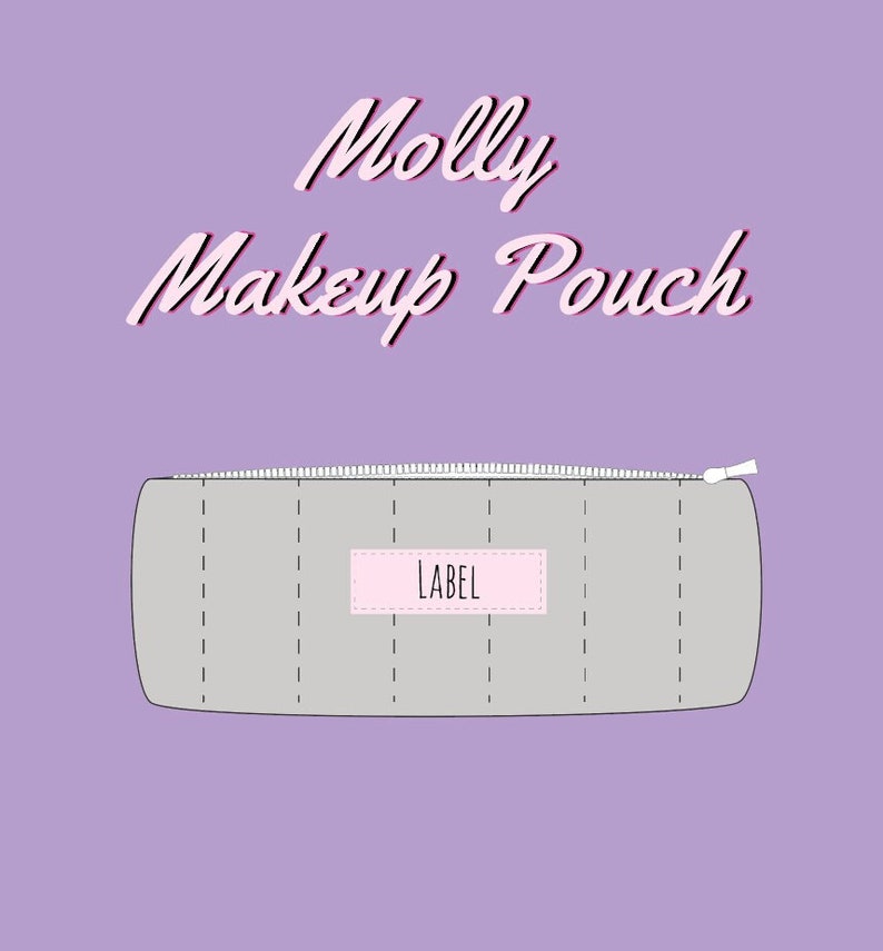 Molly Makeup Pouch PDF Sewing Pattern for Beginner Sewists. - Etsy