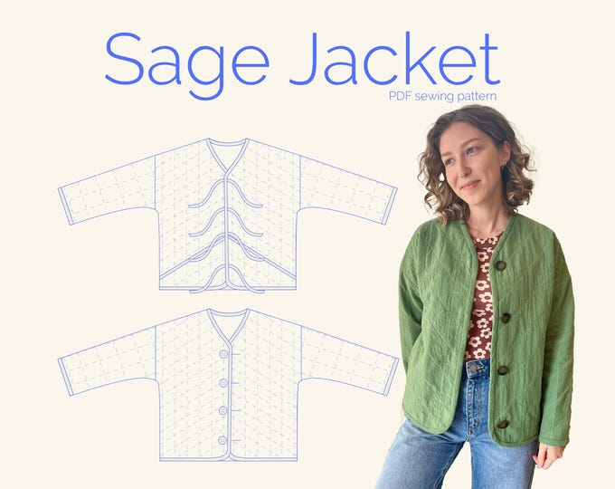 French Chore Coat PDF Pattern - Etsy Canada