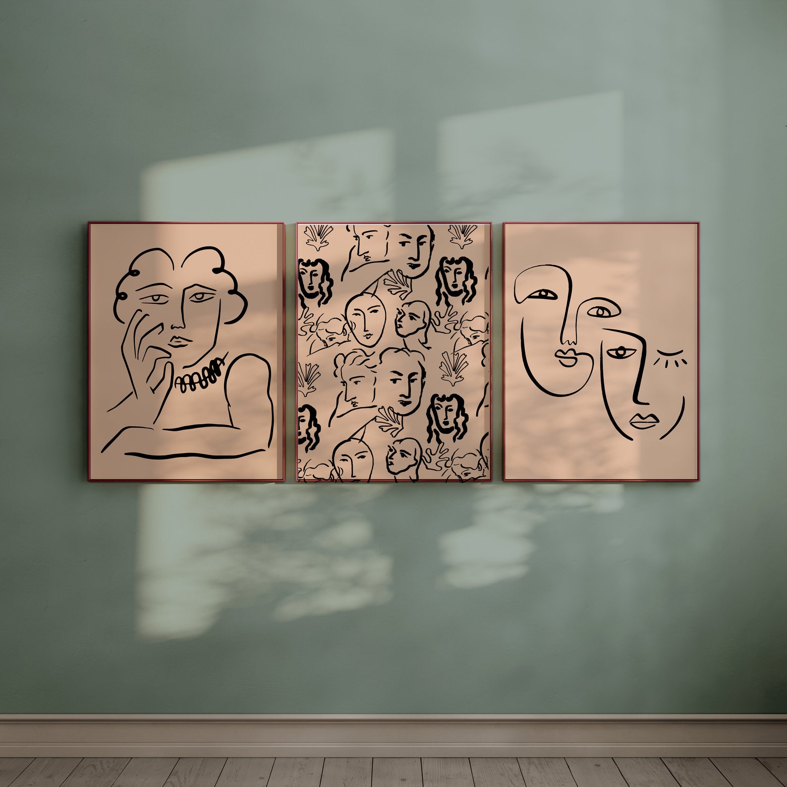 Matisse and Picasso Wall Art, Neutral Wall Art Set of 30 Prints, Print ...
