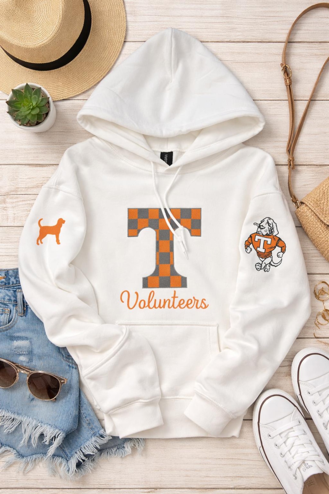Tennessee Volunteers Hoodie, UT Hoodie, UT Vols Embroidered Hoodie - Etsy