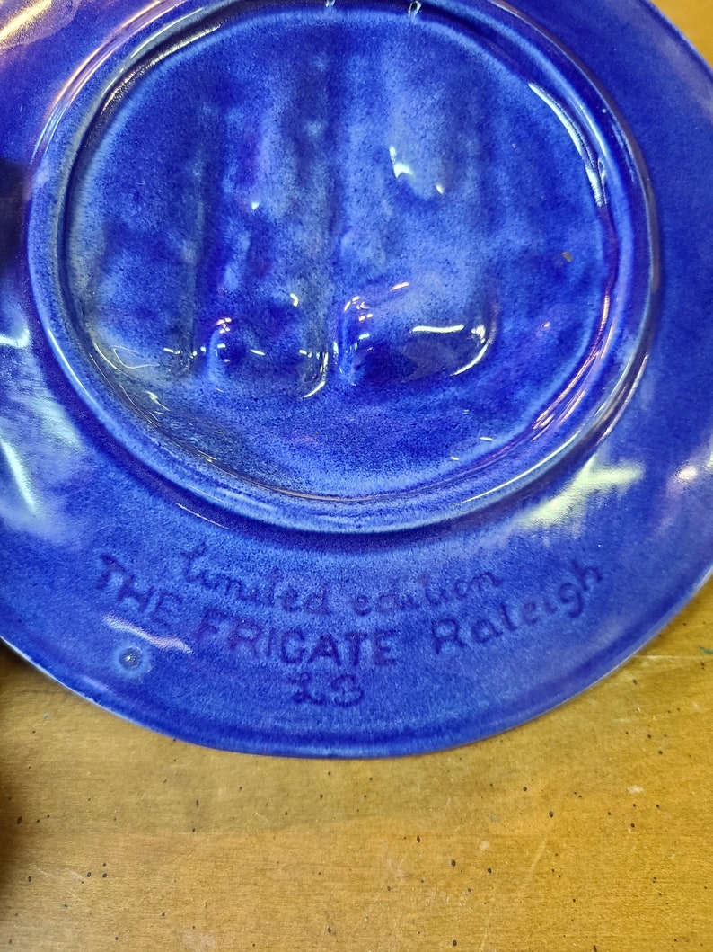 Plate “the Frigate Raleigh” 1970 1st Issue - Etsy