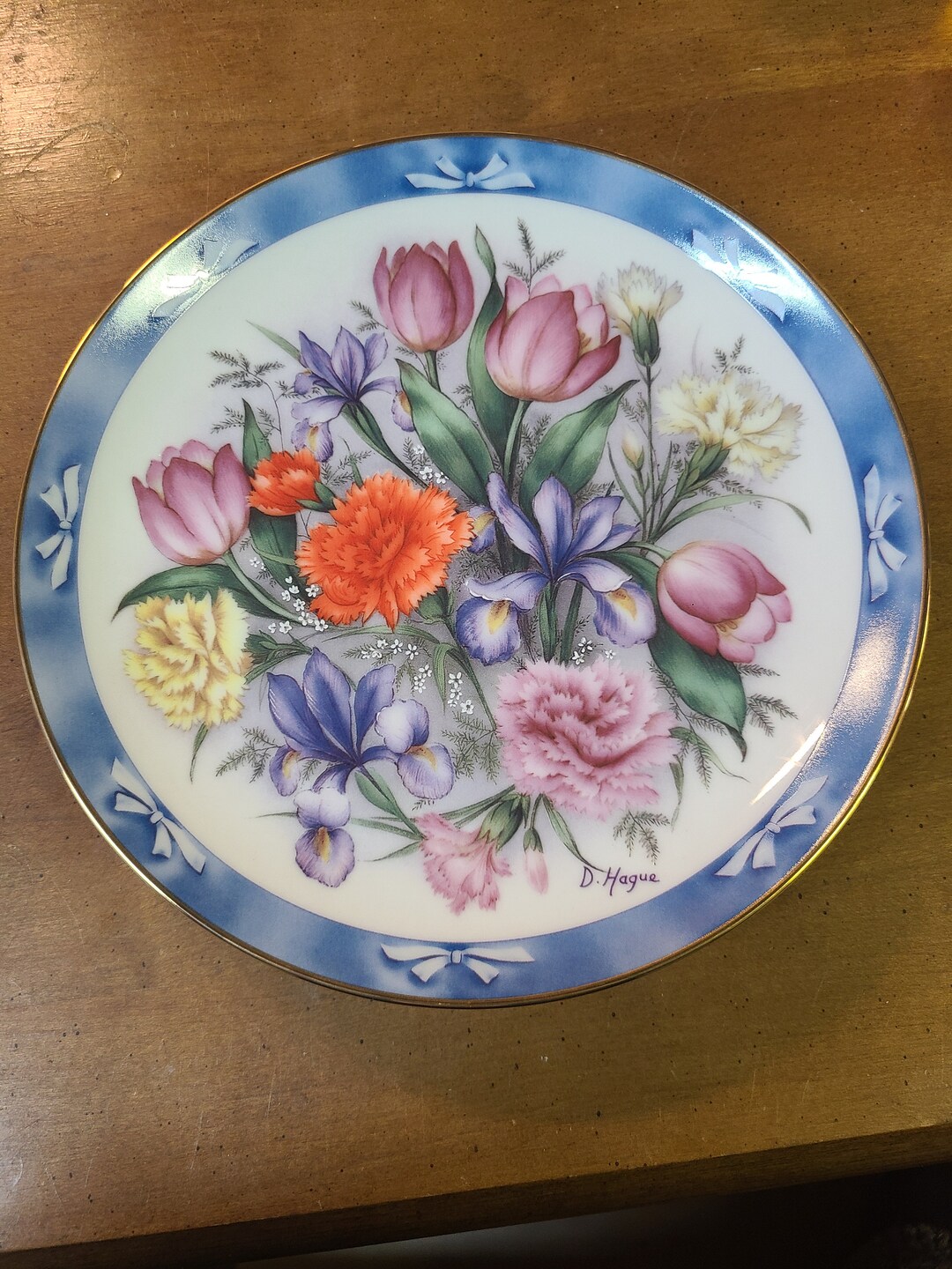 1990 Bouquets of the World Plate Collection the Flowers of Holland - Etsy